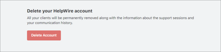 HelpWire account settings – HelpWire Knowledge Base