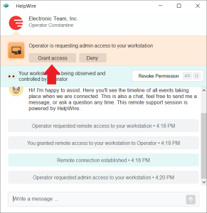 Access remote workstations with admin privileges – HelpWire Knowledge Base