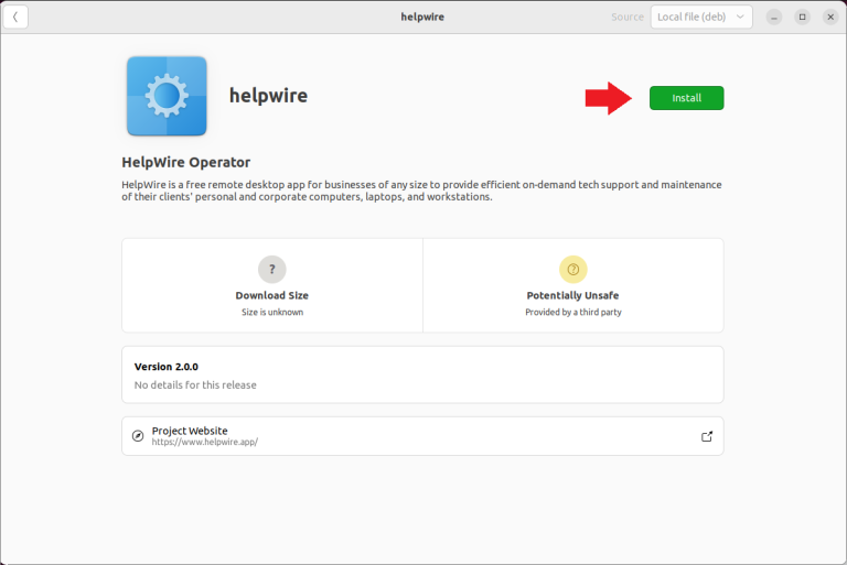 Install the HelpWire Operator app – HelpWire Knowledge Base